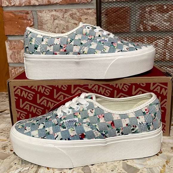 Vans | Shoes | Vans Authentic Stacked Woven Floral Multi | Poshmark